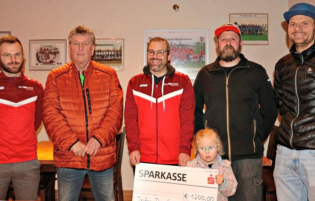 SG Waldmünchen/Geigant spendete 1200 Euro an Trifami