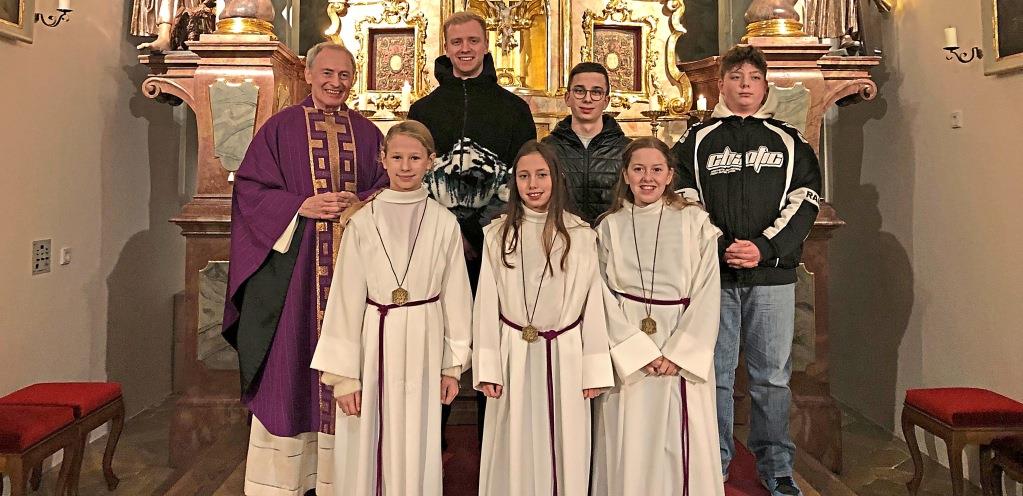 Drei neue Ministranten