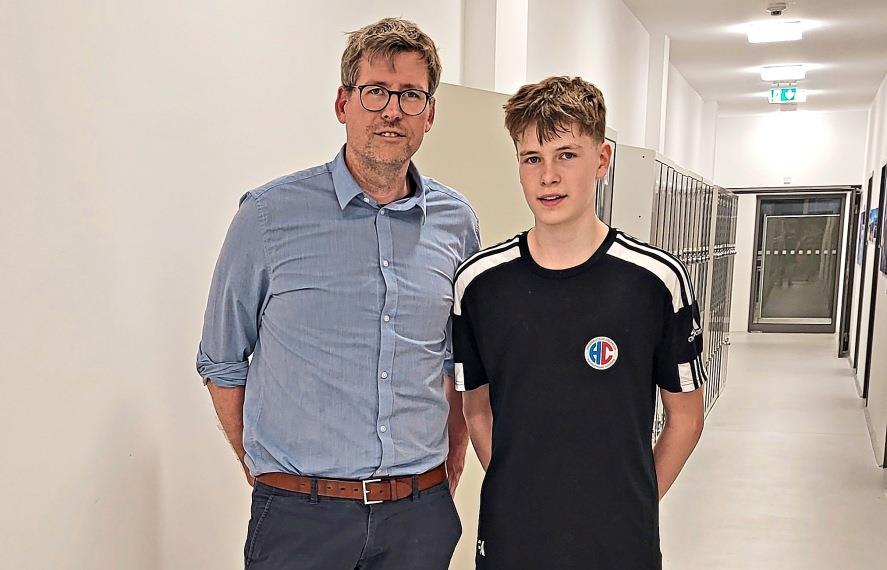 Die Komossas: Vater und Sohn sind vom Handball-Virus infiziert