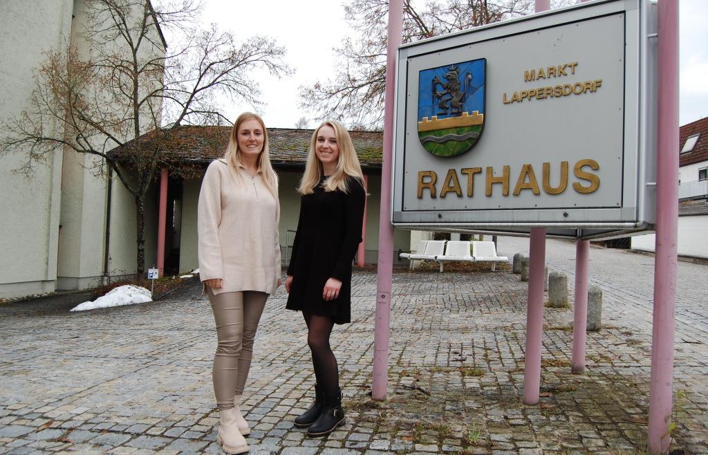 Die zwei Organisationstalente im Lappersdorfer Rathaus