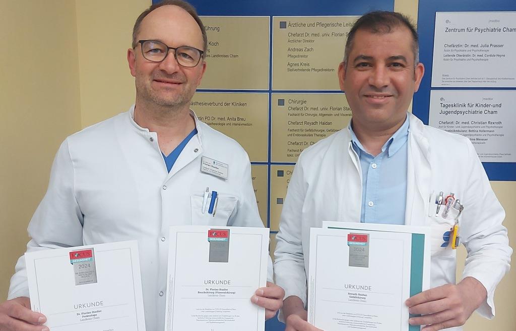 Die Sana-Ärzte Dr. Florian Stadler und Reyadh Haidan sind wieder auf ...