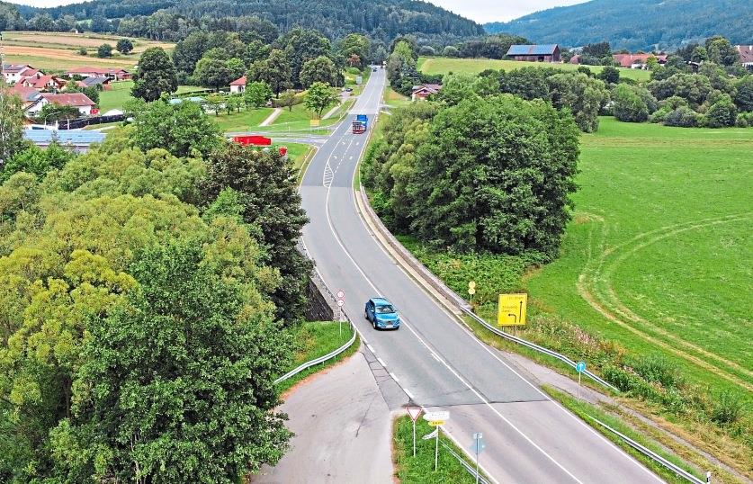 Verzögerung: Ab September wird an der Bundesstraße 85 bei Miltach ...