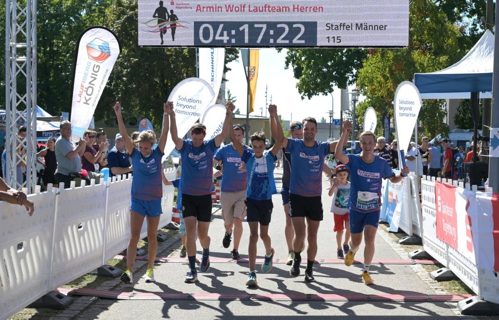 Regensburger Landkreislauf führt von Demling Richtung Zeitlarn
