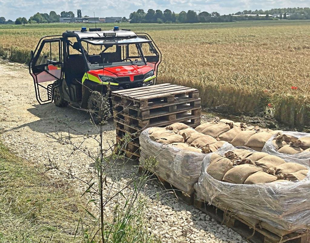 Johanniter halfen in Hochwassergebieten