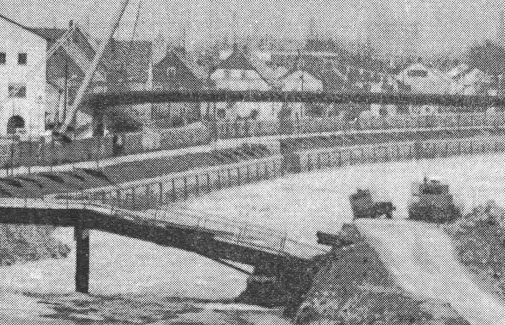 Als sich eine Brücke in Kelheim selbstständig machte und langsam ins ...