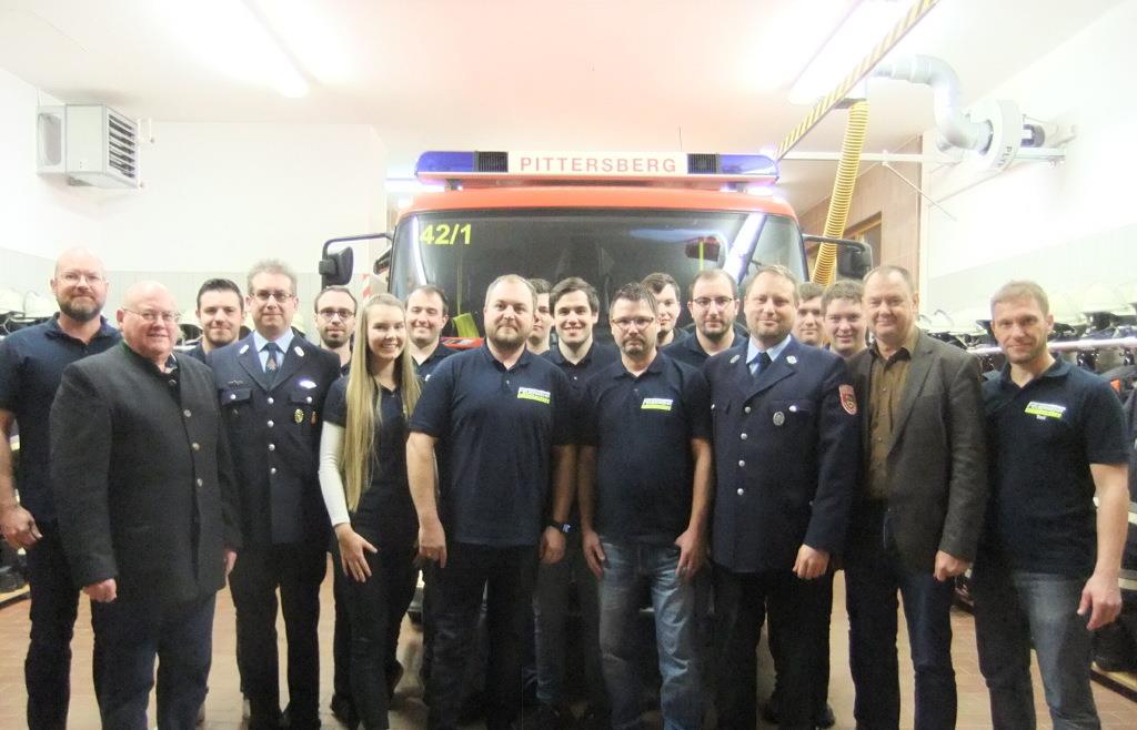 Richard Scharf trat nach 30 Jahren als Vorsitzender der FF Pittersberg ...