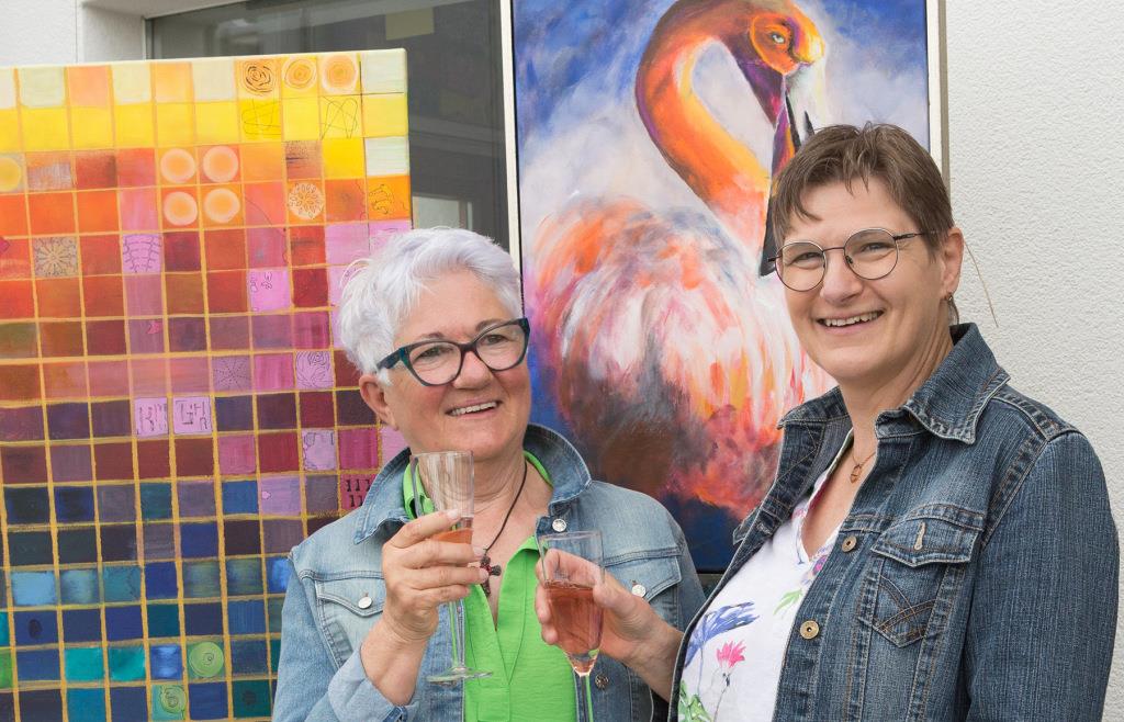 Hospizbegleiterinnen stellen gemeinsam in Schwarzenfeld aus