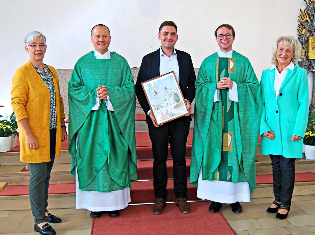 Pfarrei verabschiedete Mesner Alexander Gabler
