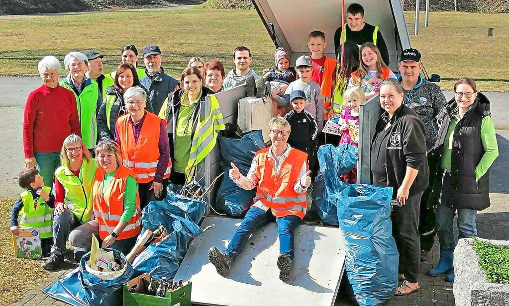 Beim Rama dama in Forchheim halfen viele mit