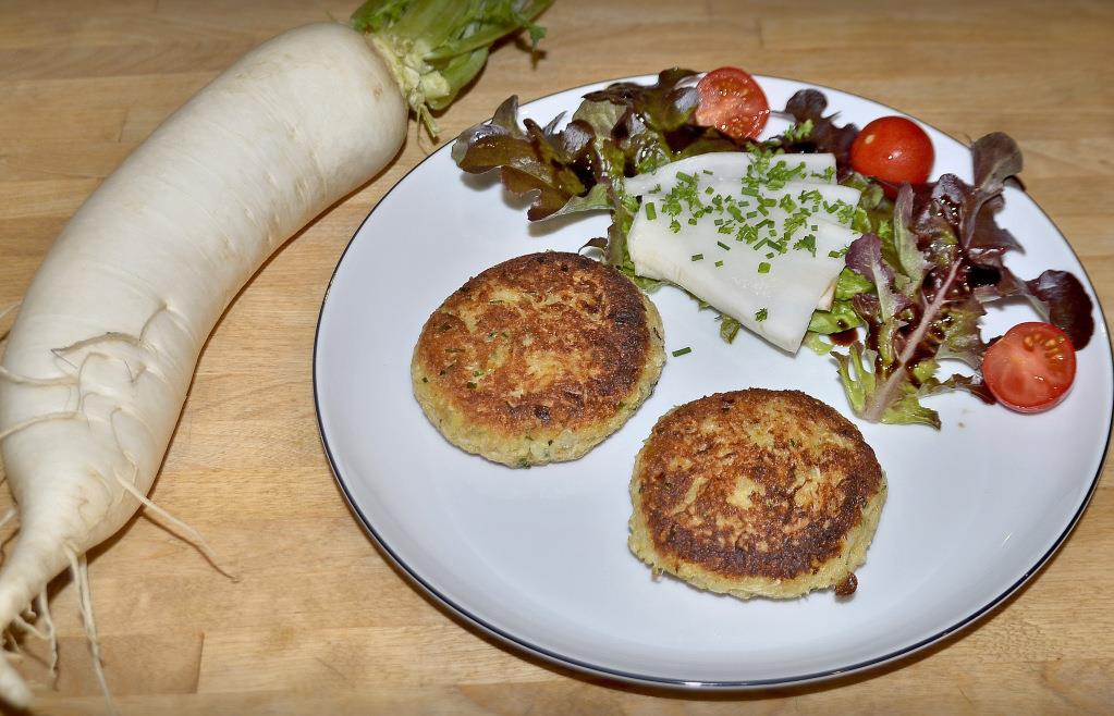 Radi und Biergarten gehören zusammen, doch auch gebraten ist Rettich ...