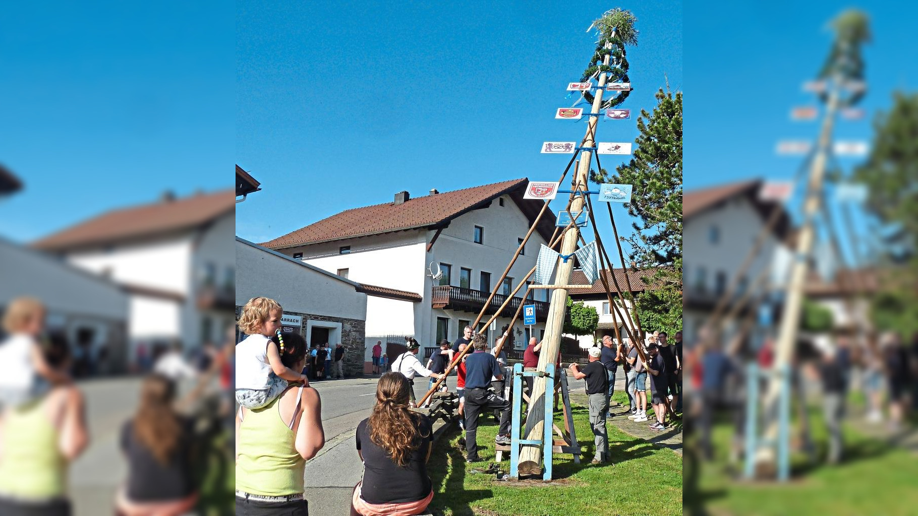 Mit Hau-Ruck in die Senkrechte