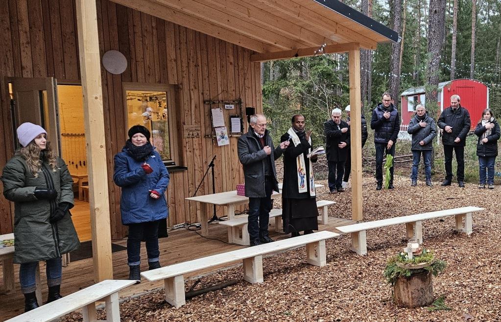 Neuer Waldkindergarten in Steinberg am See feierlich eingeweiht