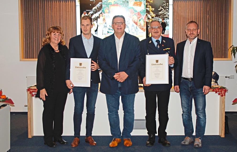 Pilsach „mit Herzblut geprägt“: Gemeinde ehrte Peter Simson und Thomas ...