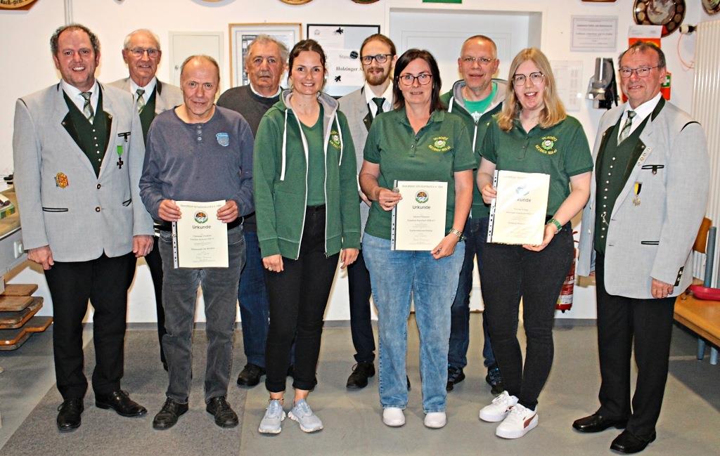 Armin Hruby und Max Röckl seit 60 Jahren bei den Talschützen