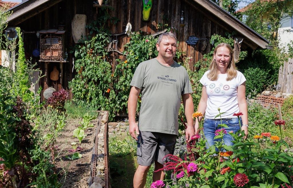 Ein Paradies für Insekten: Martina und Joseph Hausladen schätzen das ...