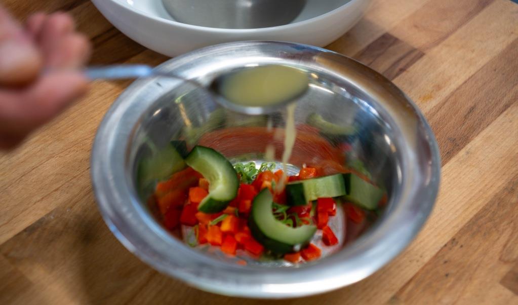 Gemüse-Ceviche auf Quinoa – ein Rezept von Martin Kagerer vom Sinzinger ...