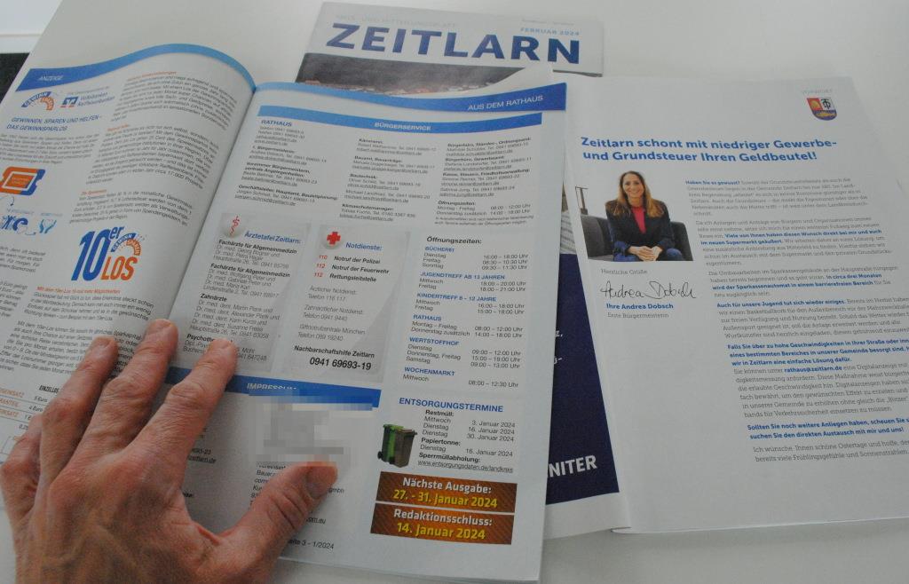 Kritik an gestiegenen Kosten: Braucht Zeitlarn ein „Hochglanz-Magazin“?