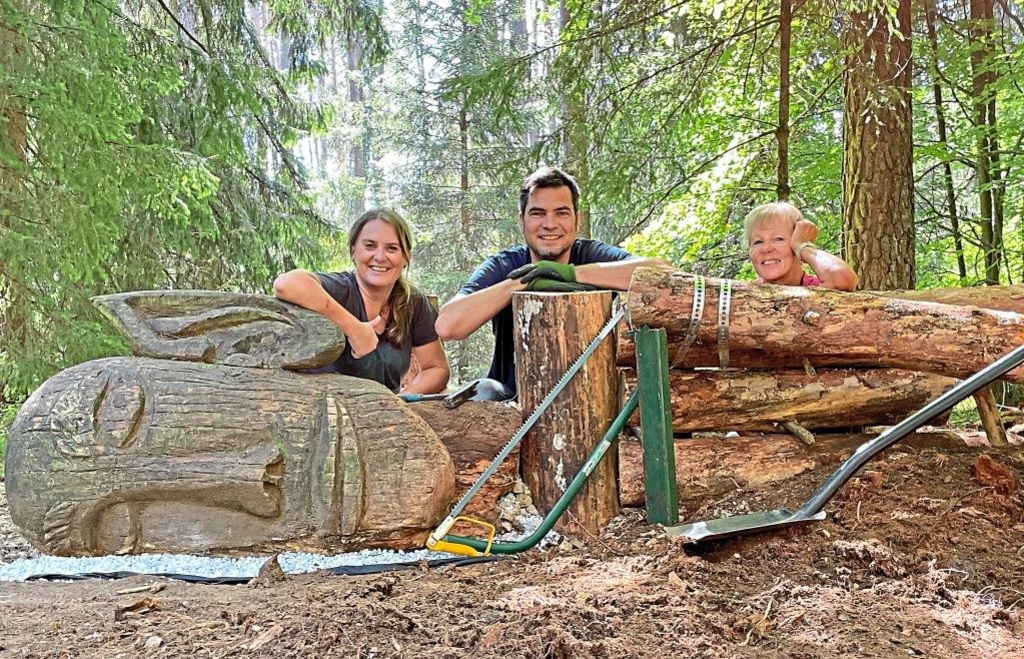 Waldgeist Waldemar bekommt ein neues Gewand: Baustelle im Raffa nicht ...