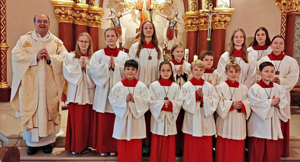 Sieben neue Ministranten stellten sich vor