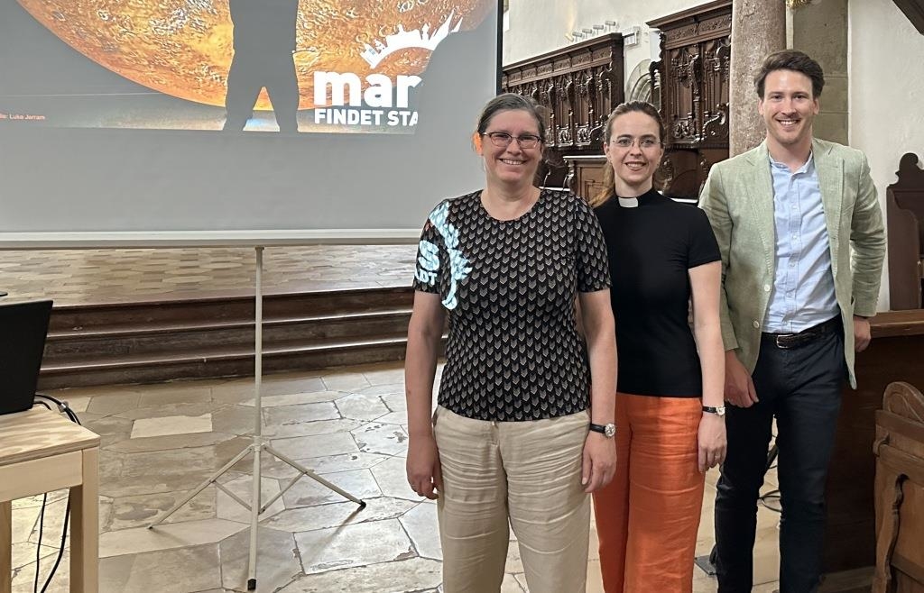 Der Mars ist in der Regensburger Dreieinigkeitskirche zum Greifen nah