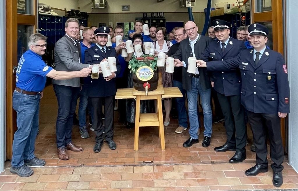 Export-Bier für das 150-Jahre-Fest der FF Fischbach ist sehr gut gelungen