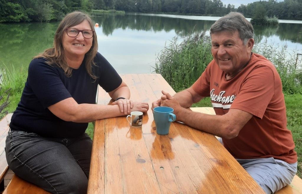 Arbeiten, wo andere relaxen: Die Schmidbauers betreiben den Kiosk am ...