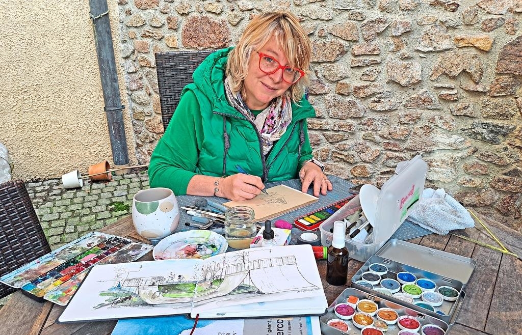 Einfach rausgehen und zeichnen: Cornelia Walbrun aus Neunburg ist ein ...