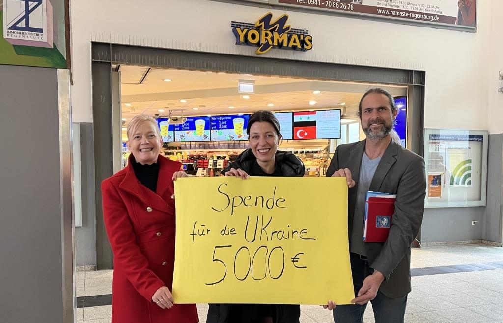 Gastronomiekette Yorma‘s spendet an Space-Eye