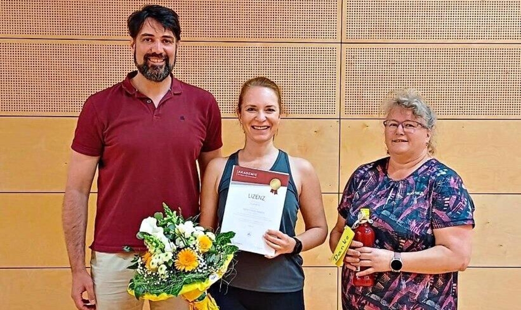 Zertifizierte Fitnesstrainerin