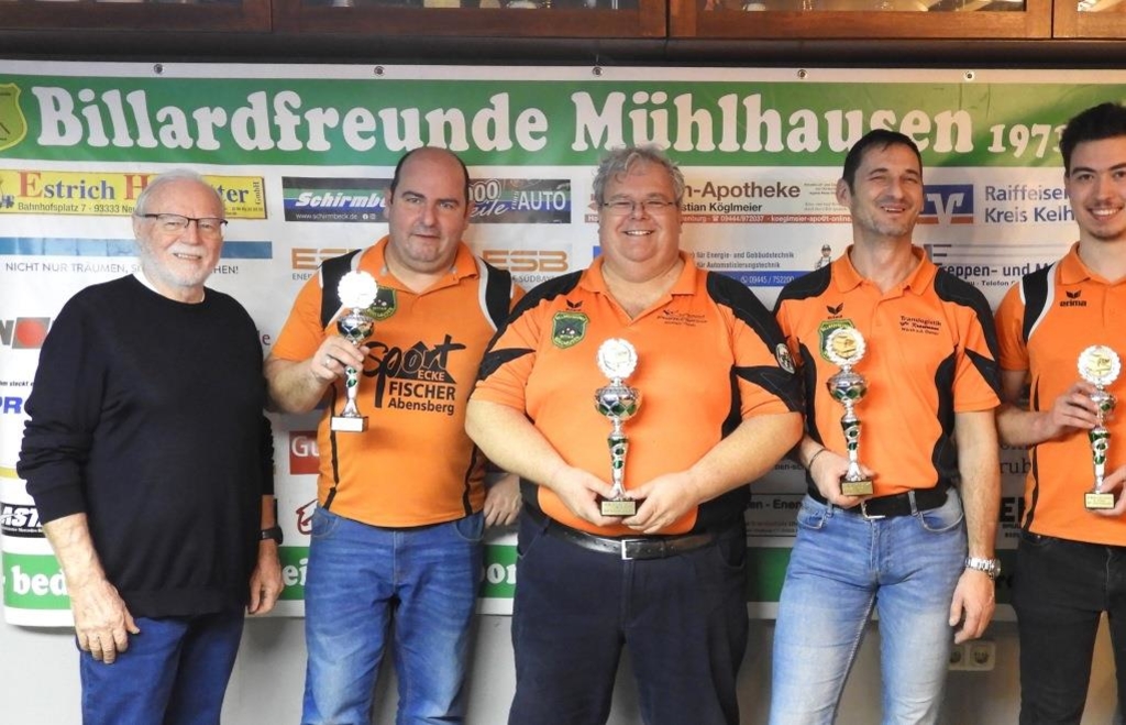 Dieter Schuster erobert Titel bei der 8-Ball-Vereinsmeisterschaft der ...