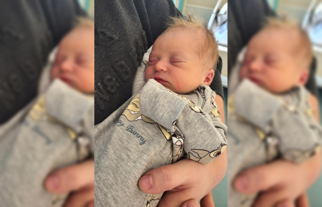 Christkind Tim kam um 8.15 Uhr in Amberg auf die Welt