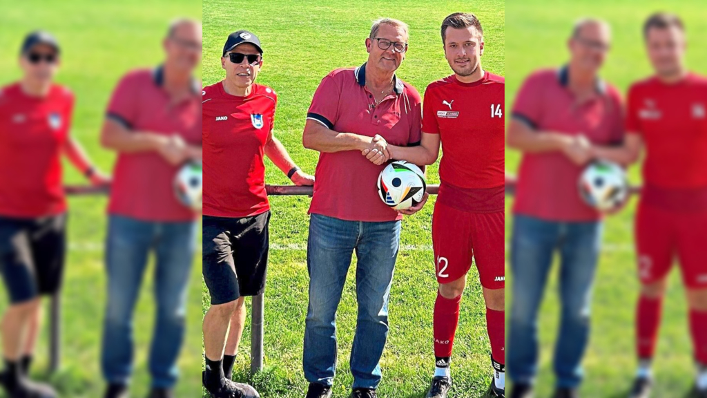 Uli Neumeyer spendet an SV