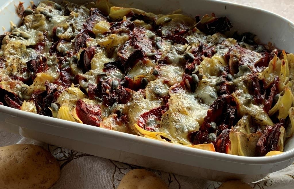 Rote Bete Auflauf Mit Kartoffeln