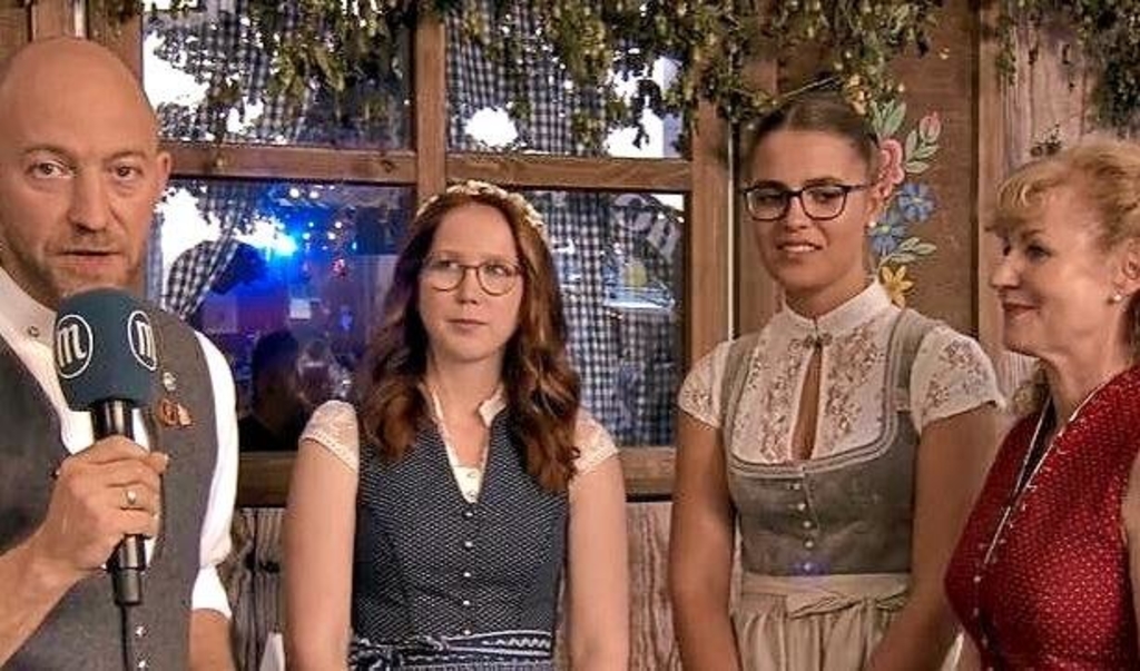 Gillamoos-TV: Die Kandidatinnen auf der Couch im Biergartenstudio in ...