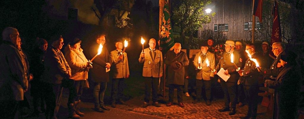 Katzberg gedenkt der Opfer von Krieg und Gewalt