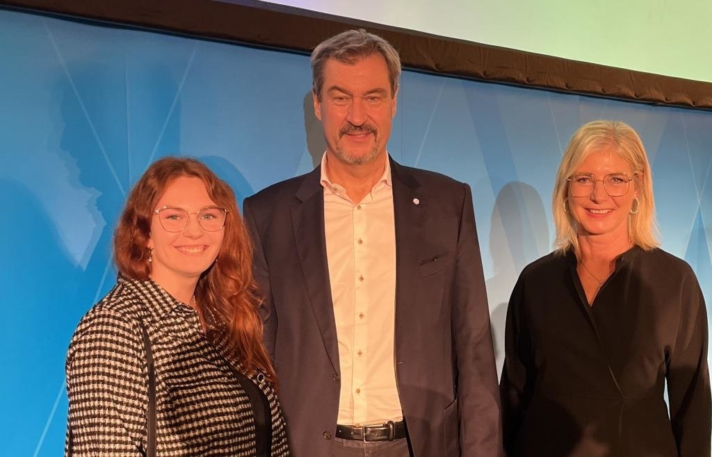 Lisa Vogl aus Rötz war beim Jugendempfang des bayerischen ...