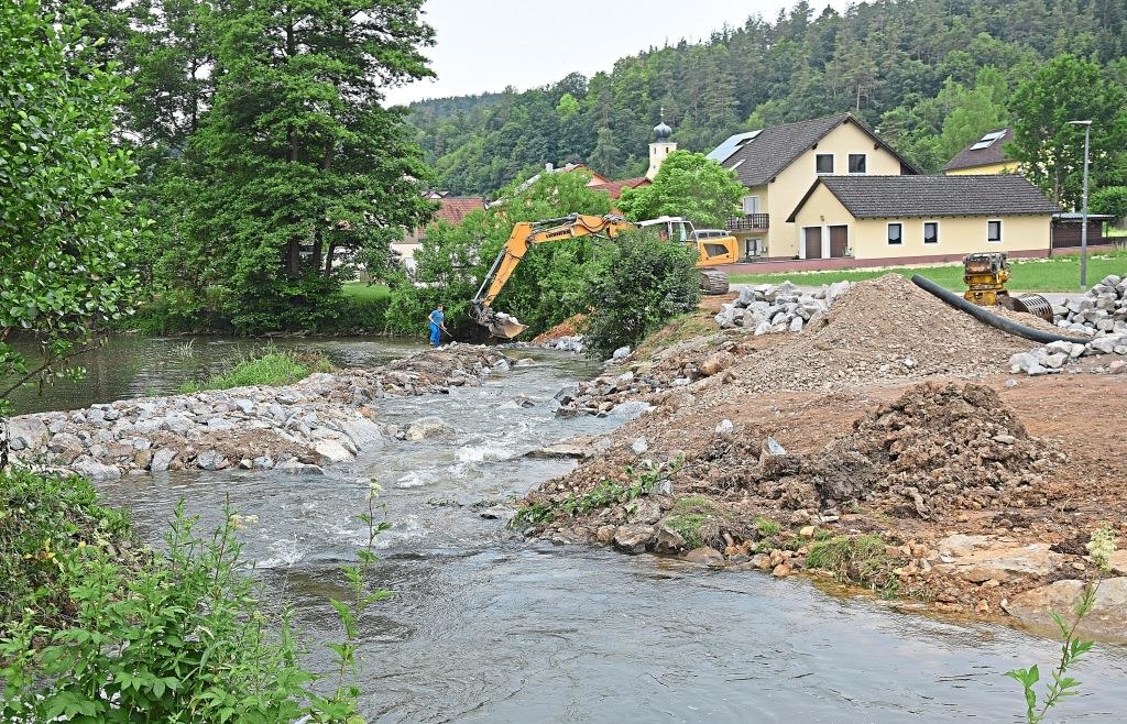 Fischtreppe bei Emhof wird optimiert – Sie wird ein echter Hingucker