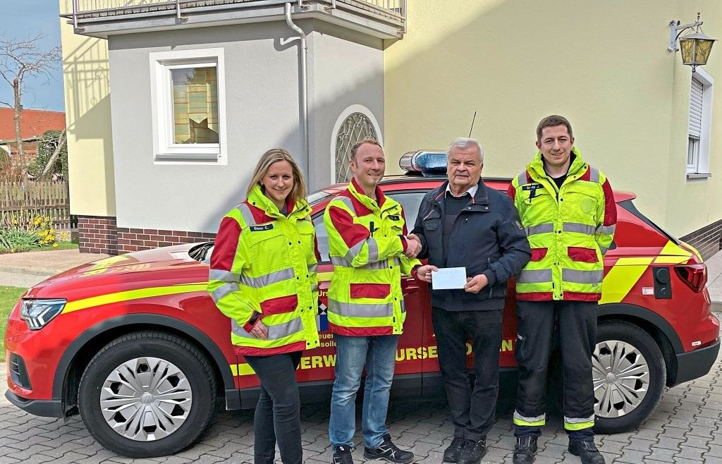 Zum 80. Geburtstag wünschte sich der Garsdorfer Georg Bauer Spenden für ...