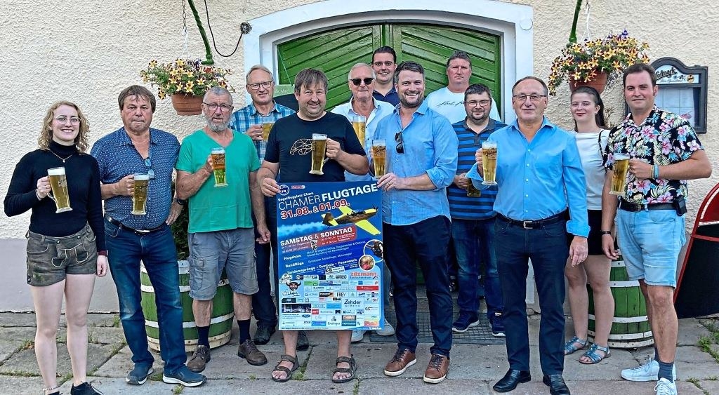 Bier fürs Fliegerfest getestet und für gut befunden