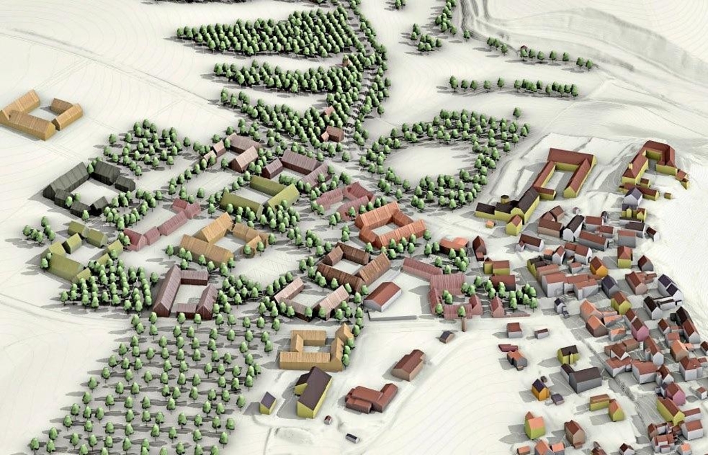Gewerbegebiet mal anders: Graf plant in Guteneck Gebäude als Hofstellen