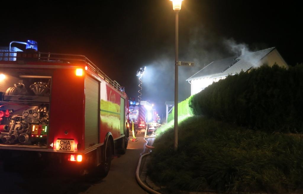 Hoher Schaden nach Brand in Einfamilienhaus im Landkreis Cham