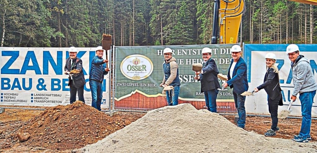 Historischer Tag: Spatenstich für den Neubau der Osser Brauerei in Lohberg
