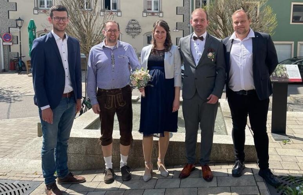 Peter Stiegler und Julia Fehm haben in Velburg geheiratet