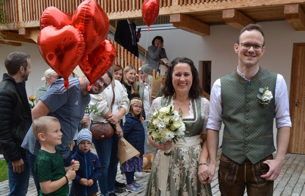 Hochzeit in Freystadt, dann geht es zum Flittern nach Südtirol