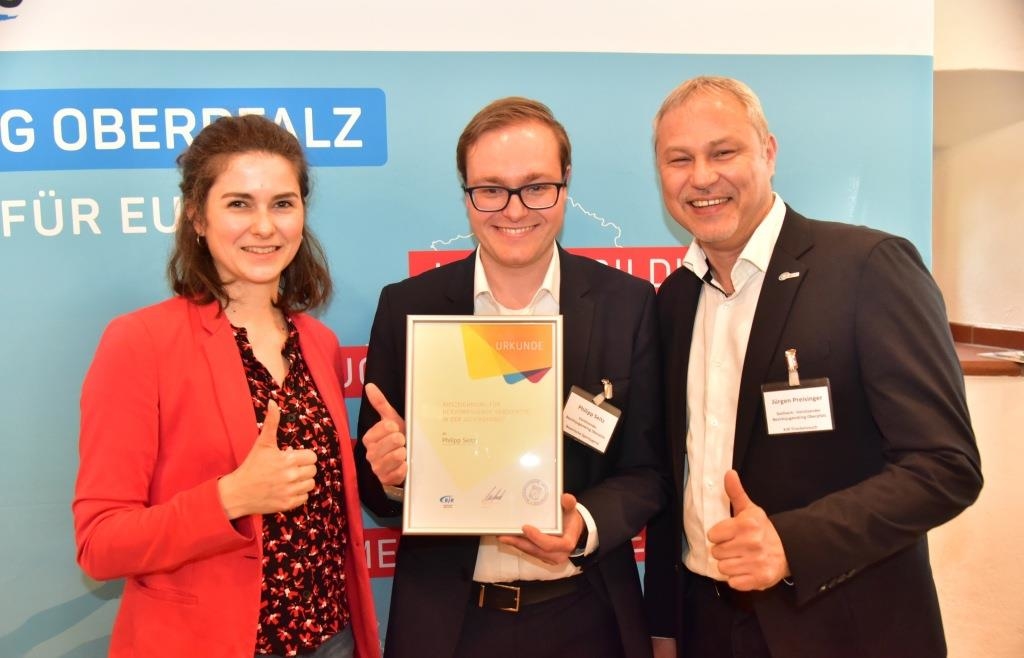 Philipp Seitz geehrt