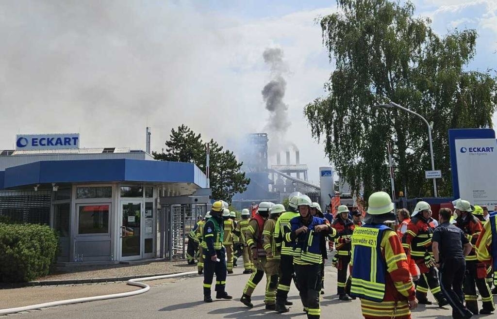 Nach Explosionen und Großbrand: So geht es bei der Firma Eckart in ...