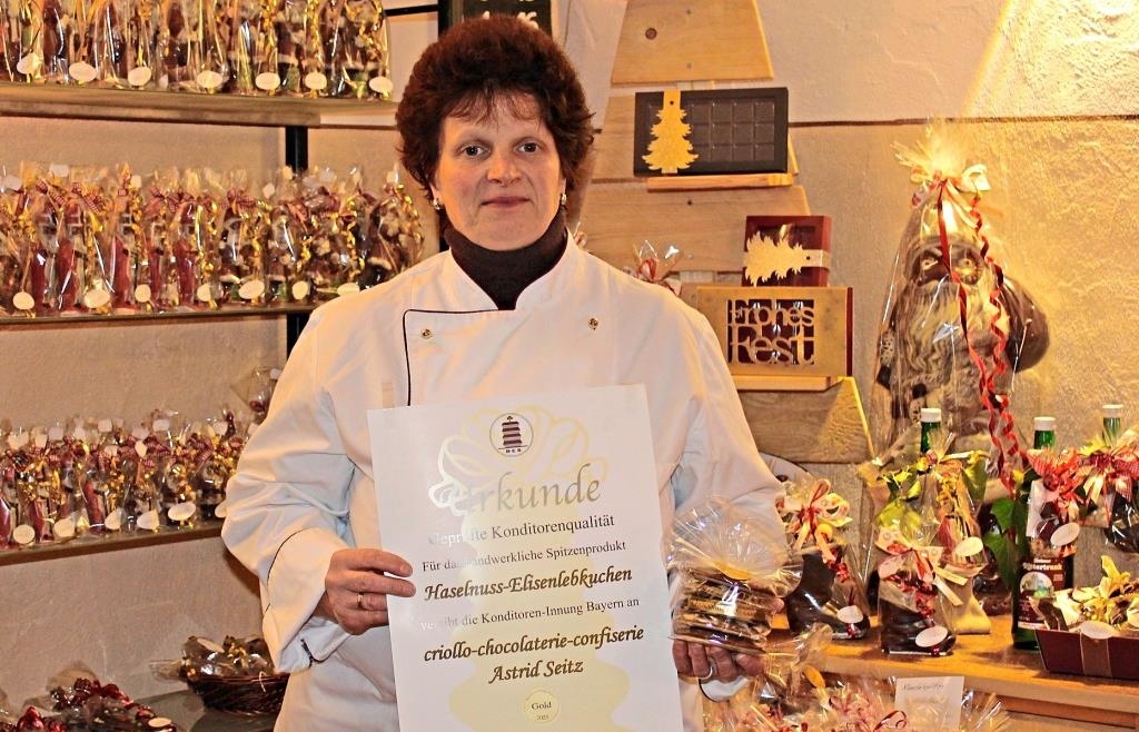 Einmal mehr Gold für die Lebkuchen der Konditorei Criollo in Taxöldern