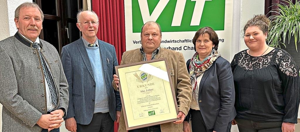 Silbernes Verbandsabzeichen für Max Zollner