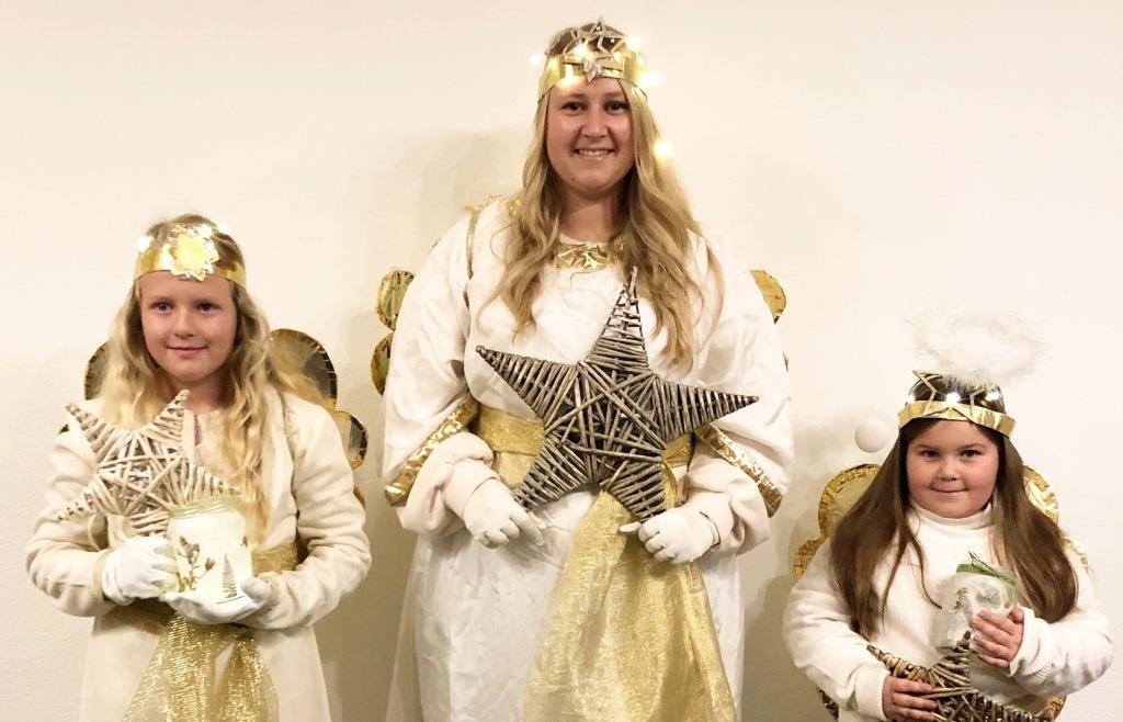 Die Gemeinde Berg hat drei himmlische Boten in der Adventszeit