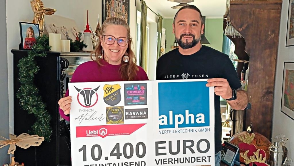 Hannes Waschler sammelt mit Lucki Maurer 10.400 Euro für ...